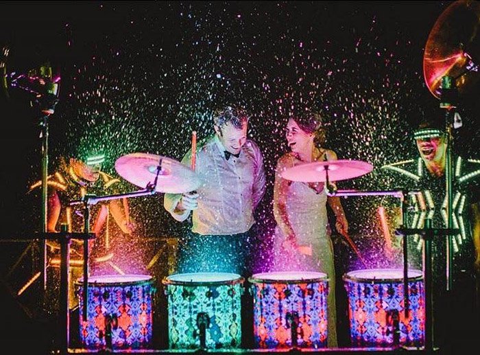 LED Water Drums Show Dubai | Stunning Rhythm and Light Entertainment